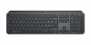 Клавиатура Logitech MX Keys, GRAPHITE, 2.4GHZ/BT (920-009417) - ALSI